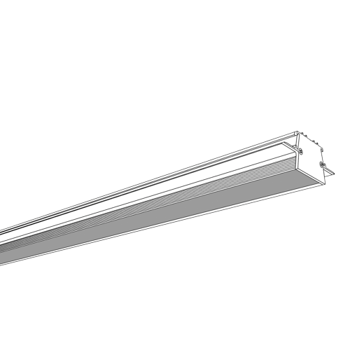 Modular pro - Linux 33 Linear Recessed Trimless L:60cm Module